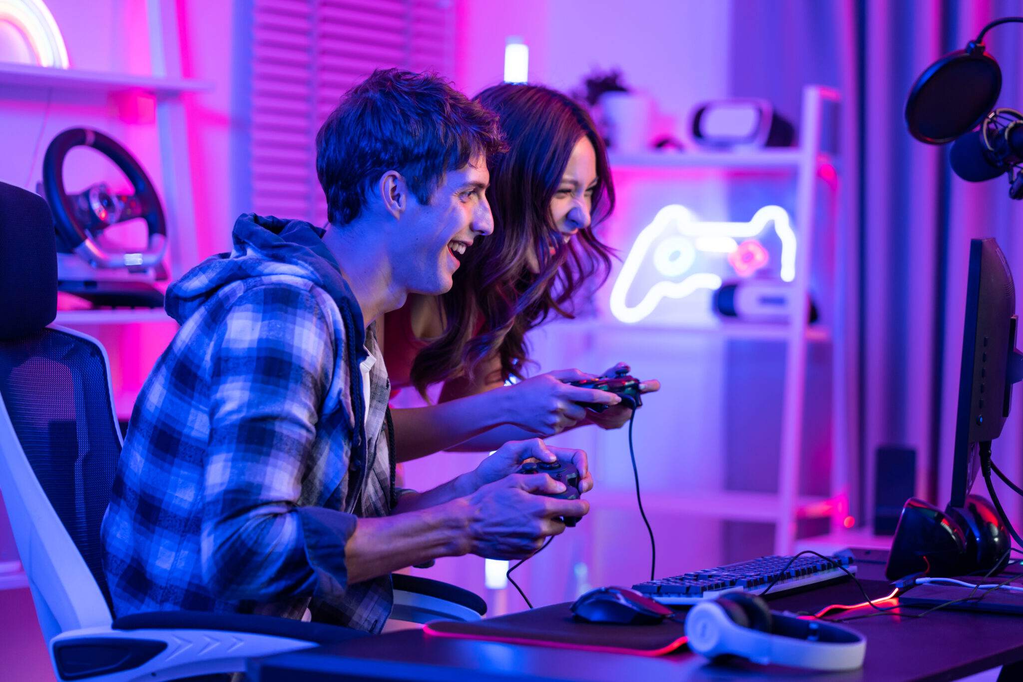 Best His and Hers Gaming Room Ideas for Couples - trueorgame.com